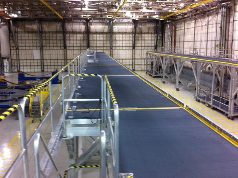 Custom Fabricated Work Platform Installed - WB Industries