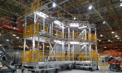 Custom Aerospace Work Platform - WB Industries