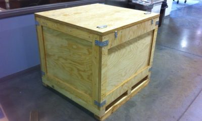 Custom Wood Shipping Crate - WB Industries